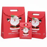 China Red Christmas Tree Storage Bag Reusable Christmas Bags With Loop Button for sale