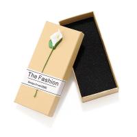 China Custom Kraft Paper Watch Box Cases With Pillow Insert for sale
