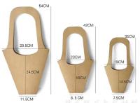 China Flower Store Hanging Shopping Bags Flower Portable Packaging Bag for sale
