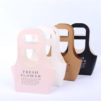 China Paperboard Flower Custom Paper Carrier Bags With Handle for sale
