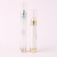 China Plastic Syringe Airless Bottle 10ml 15ml Empty Airless Cosmetic Serum Pump Dispenser for sale