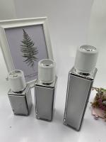 China 30ml Bottle Box 100ml Plastic Spray Bottle Square Luxury Bottle Packaging for sale