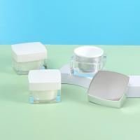 China Pearl White Cosmetic Bottle Packaging 5g 15g 30g 50g Nail Gel Plastic Jar for sale