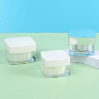 China Pearl White Cosmetic Bottle Packaging 5g 15g 30g 50g Nail Gel Plastic Jar for sale