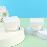 China Pearl White Cosmetic Bottle Packaging 5g 15g 30g 50g Nail Gel Plastic Jar for sale
