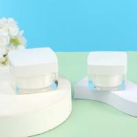 China Pearl White Cosmetic Bottle Packaging 5g 15g 30g 50g Nail Gel Plastic Jar for sale