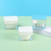 China Pearl White Cosmetic Bottle Packaging 5g 15g 30g 50g Nail Gel Plastic Jar for sale
