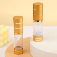 China Empty Plastic Cosmetic Packaging 15ml 30ml 50ml Essential Oil Airless Pump Bottle for sale