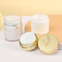 China Luxury 15g 30g 50g 100g Personal Care Airless Cream Jar Plastic Airless Bottle Jar for sale