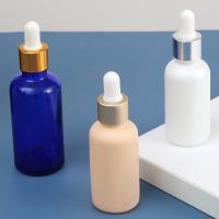 China Matte Color Frosted Dropper Bottle With Nitrile Rubber Dropper for sale