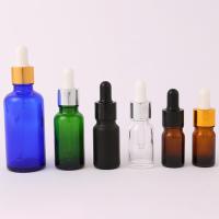 China Matte Color Frosted Dropper Bottle With Nitrile Rubber Dropper for sale