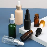 China Matte Color Frosted Dropper Bottle With Nitrile Rubber Dropper for sale