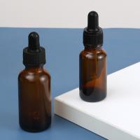 China 60ml 80ml Glass CBD Oil Dropper Bottle With Black NBR Rubber for sale