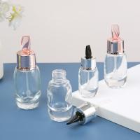 China Rose Golden Essential Oil Container Thick Bottom Glass Dropper Bottles for sale