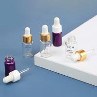 China 3ml 5ml 10ml 15ml Essential Oil Thin Wall Empty Dropper Bottles With Screen Printing for sale