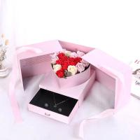 China Small Business Flower Rigid Innovative Biodegradable Packaging Double Open Door for sale