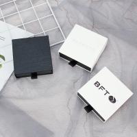 China Cardboard Jewelry Bag Necklace Drawing Box Package Slide Drawer Paper Box With Foam for sale