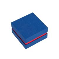 China Thick Blue Necklace Base Lip Gift Jewelry Box Paper Ring Earring Bracelet Pendant for sale