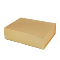China Large Folding Gift Box Magnet Clamshell Black Universal Clothes Bag Storage for sale
