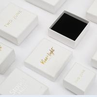 China White Base Lip Cover Jewelry Packaging Boxes Bracelet Ring Earrings 100 PCS 0.2mm for sale