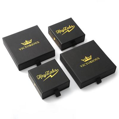 China Craft Paper Jewelry Packaging Box Small Ring Necklace Bracelet Cufflink Present for sale