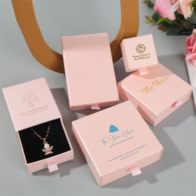 China Ecofriendly Small Drawer Gift Jewelry Packaging Box Paper Custom Printed Luxury for sale