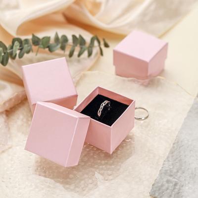 China Small Handle Jewelry Drawer Packaging Box 5*5*4cm Match Cardboard Paper for sale