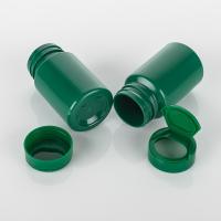 China Nutritional Supplement PET PCR Bottle with Screw Lid Cap Ideal for Pill Vitamin Tablet Powder Capsule in Red Green Color for sale