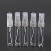 China 2ml 3ml 5ml 10ml Mini Small Empty Clear Glass Perfume Bottles with Luxury Round Pen Spray Design and Screen Printing Logo for sale