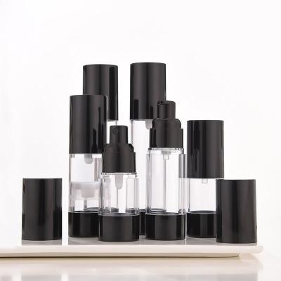 China AS Base Material Luxury Empty Airless Spray Pump Bottles 15ml 30ml 50ml 80ml 100ml 120ml for Travel Skincare Convenience for sale