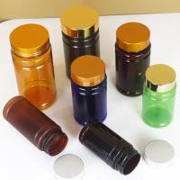 China Pharmaceutical Packaging Tablet Medicine Bottle with Tamper-Proof Cap Label BPA Free Empty PetBrown Plastic Pill Bottle Seal for sale