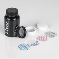 China Wide Mouth Clear Blue Frosted Pill Supplement Capsules Empty Vitamin Plastic Bottle with Screw Cap Capsules Tablets PET Bottle for sale