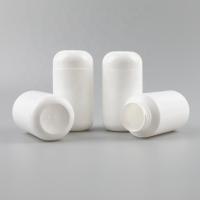 China 250ml 300ml 500ml 600ml Empty HDPE Wide Mouth Protein Powder Container Bottle with Silk Screen Printed Label and Label for sale