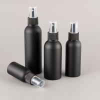China Customized Colors Aluminum Body PP Sprayer 30ml 50ml 100ml 120ml 150ml Black Matte Perfume Bottle with White Mist Spray Cap for sale