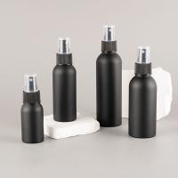 China Customized Colors Aluminum Body PP Sprayer 30ml 50ml 100ml 120ml 150ml Black Matte Perfume Bottle with White Mist Spray Cap for sale