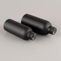 China Customized Colors Aluminum Body PP Sprayer 30ml 50ml 100ml 120ml 150ml Black Matte Perfume Bottle with White Mist Spray Cap for sale