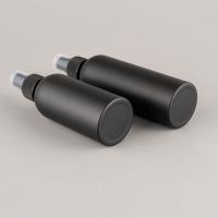 China Customized Colors Aluminum Body PP Sprayer 30ml 50ml 100ml 120ml 150ml Black Matte Perfume Bottle with White Mist Spray Cap for sale