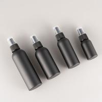 China Customized Colors Aluminum Body PP Sprayer 30ml 50ml 100ml 120ml 150ml Black Matte Perfume Bottle with White Mist Spray Cap for sale