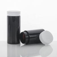 China Promotion Plastic Capsule Medical Bottle 8oz Black Empty Plastic Pill Bottle Container with Tamper Proof Cap Sample Provide for sale