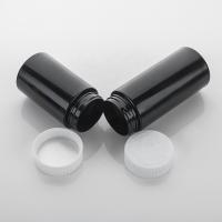 China Promotion Plastic Capsule Medical Bottle 8oz Black Empty Plastic Pill Bottle Container with Tamper Proof Cap Sample Provide for sale