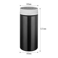 China Promotion Plastic Capsule Medical Bottle 8oz Black Empty Plastic Pill Bottle Container with Tamper Proof Cap Sample Provide for sale