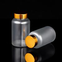 China Provide PET Pharmaceutical Green Pill Tablet Packaging Bottle Container for Clear Frosted Plastic Vitamin Capsule Bottle for sale