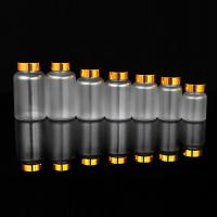 China Provide PET Pharmaceutical Green Pill Tablet Packaging Bottle Container for Clear Frosted Plastic Vitamin Capsule Bottle for sale