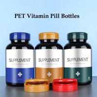 China 200cc 500cc Wide Mouth Flip Cap Bottle in Pink for Customized Private Label PET Vitamin Pill or Chocolate Packaging for sale