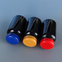 China 200cc 500cc Wide Mouth Flip Cap Bottle in Pink for Customized Private Label PET Vitamin Pill or Chocolate Packaging for sale