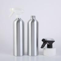China Customizable Logo and Color 300ml 500ml 16oz 32oz Empty Cosmetic Silver Perfume Aluminum Bottle for Personal Care for sale