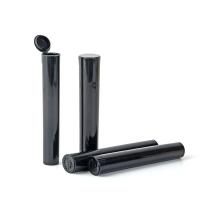 China Custom Pop Top Plastic Pop Black Pop Tubes Squeeze Sides Tube Heat Transfer Printing Labeling Child Resistant Bottle Tubes for sale