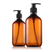 China 250ml 300ml 500ml Customized PET Bottle With Pump for Baby Shampoo Laundry Shower Gel and Body Shampoo Body Material PET for sale