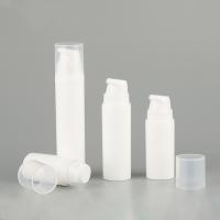 China Sample Free 5ml 10ml 15ml 30ml Clear Empty Airless Pump Serum Lotion Frosted Bottle PCR Resistant Luxury Airless Bottle with Pump for sale