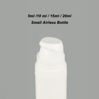 China Sample Free 5ml 10ml 15ml 30ml Clear Empty Airless Pump Serum Lotion Frosted Bottle PCR Resistant Luxury Airless Bottle with Pump for sale